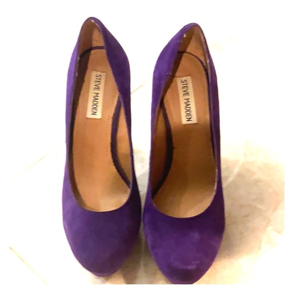 Steve Madden | Shoes | Steve Madden Purple Heels | Poshmark